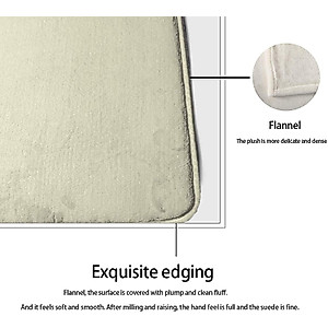 2 Pieces Whitetail Deer Life Non-Slip Kitchen Rug Set,Vector of Mountain Landscape with Forest and Eagle Water Absorb Microfiber Bathroom Mat Checkered Doormat Carpet for Laundry