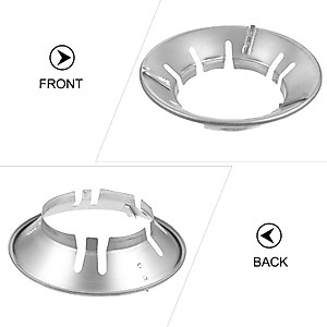 Kichvoe Wok Rack for Gas Stove 2PCS Wok Ring For Gas Stove Stainless Steel Wok Rack Round Bottom Wok Accessories-10 * 2Inches Wok Stand