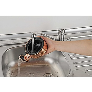 Arzum Okka Automatic Turkish/Greek Coffee Machine, USA 120V UL, Black/Copper (Gold)