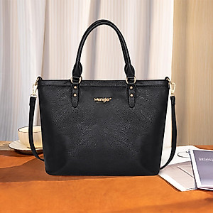 Montana West Tote Bag for Women Zipper Large Tote Purse Adjustable Strap Work Top Satchel Handbag Shoulder Hobo