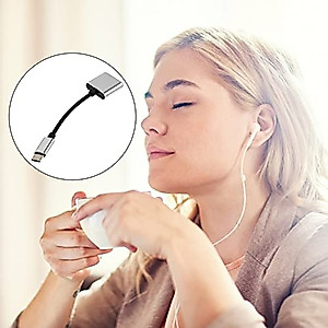 UKCOCO USB-C to 3.5mm Headphone Jack Adapter - Type-C to 3.5mm Audio Adapter, for Stereo, Earphones, Headset, Headphones - Silver