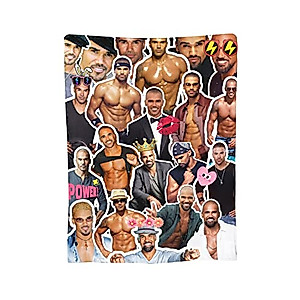 Blanket Shemar Moore Derek Morgan Soft and Comfortable Warm Fleece Blanket for Sofa,Office Bed car Camp Couch Cozy Plush Throw Blankets Beach Blankets