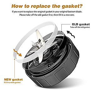 SS101 Replacement Blade 7 Fins for Ninja, Blender Replacement Parts Compatible for SS100, SS101, SS300, SS400, SS401