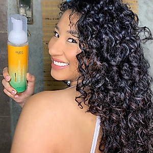 EDEN BodyWorks Papaya Castor Foam Styling Conditioner | 8 oz | Reduce Frizz, Set Styles, Nourish & Smooth Hair