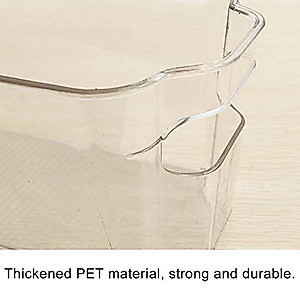 Egg Holders, Fruit Vegetable Organizer Tray Freezer Fridge Drawer Pantry Clear Storage Rack One Color 1