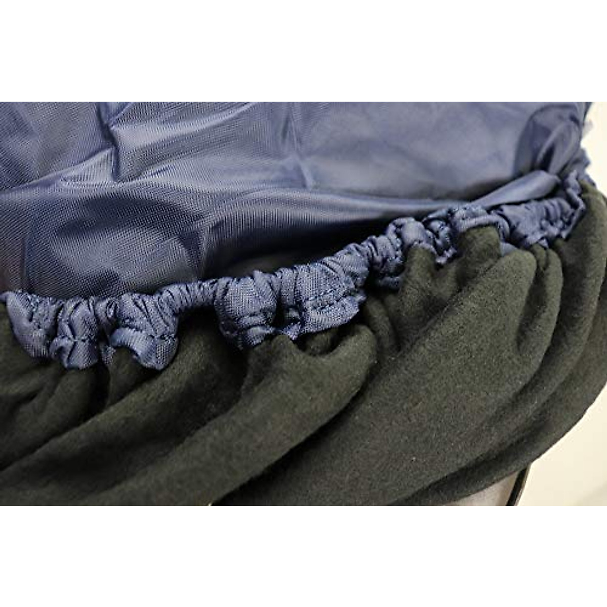 Derby All Purpose Nylon English Saddle Cover with Fleece Lining - Protects Saddles from Dust, Debris, and Damage - Fits Most Sizes and Styles of Saddles - Multiple Colors Available, Black