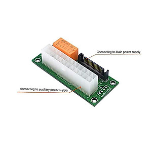 Thsion Multiple Power Supply Adapter Sync Start Card Dual PSU Connector Jumper Connector with Sata 2 Pack