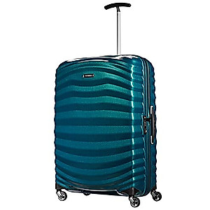 Samsonite Lite-Shock Suitcase, 75 cm, 98.5 Liters, Petrol Blue
