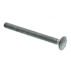 Prime-Line 9062450 Carriage Bolts, 1/4 In.-20 X 3 In., A307 Grade A Hot Dip Galvanized Steel (50 Pack)