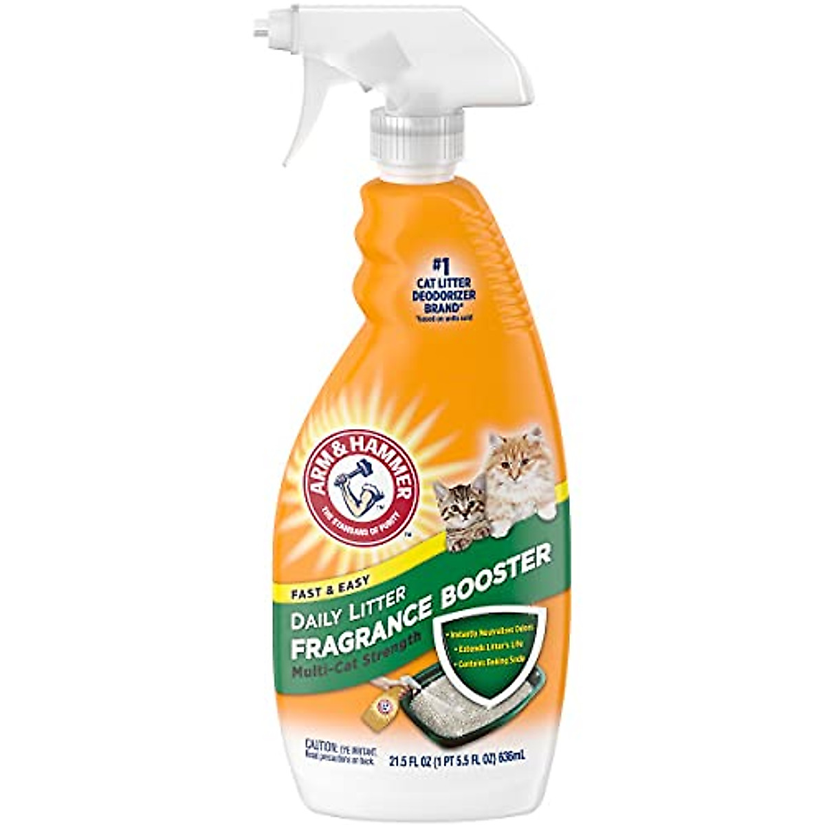 Arm and Hammer Cat Litter Deodorizer Spray, 21.5 Fl Oz [2-Pack]