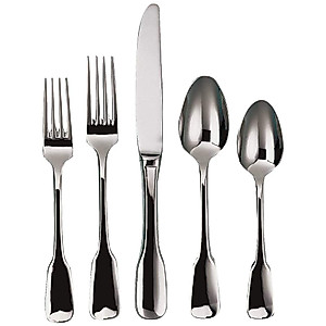 Ginkgo International Alsace 20-Piece Stainless Steel Flatware Place Setting, Service for 4