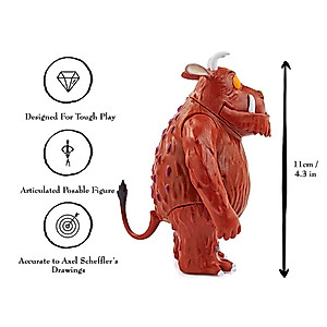 Julia Donaldson The Gruffalo Collectable Action Figure | Articulated Character Play | Official Toys and Gifts from The Books, TV and Animation Movie Series