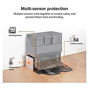 Dryer Module with Empty Filling Base, Drying Time Adjustment, Intelligent Drying, Compatible with Roborock S7 MaxV Ultra/S7 PRO Ultra (Color : Drying)
