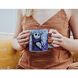 Silver Buffalo Disney Nightmare Before Christmas Jack Skellington Ceramic Mug, 20 Ounces