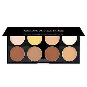 Makeup Revolution Ultra Cream Contour Palette, Makeup Palette Includes Highlighters & Contour Shades, Adds Definition & Sculpts Features, Vegan, 13g
