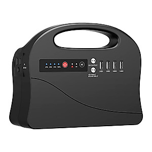 Enginstar Portable Power Station 120Wh, 100W Solar Generator with 110V AC Outlet, 40W Solar Panel, Foldable Solar Panel for Portable Power Station