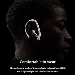 Loirtlluy 4 in 1 Anti-Lost Accessories for Airpods, Airpods Strap Magnetic Cord, Ear Hooks and Covers Compatible with Airpods 1 & 2, Airpods Watch Band Holder, White