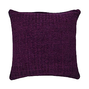 Sheen Home Throw Pillow Covers Wine Decorative Pillow Covers, Couch Cover Sofa Pillows Accent Pillows Bed Pillows Square Pillow Covers Micro Chenille Farmhouse Pillow Set of 2, 16X16 Inches