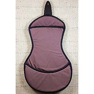 HILASON Western Horse Tack Fleece Saddle Seat Cover Brown Foam Padded