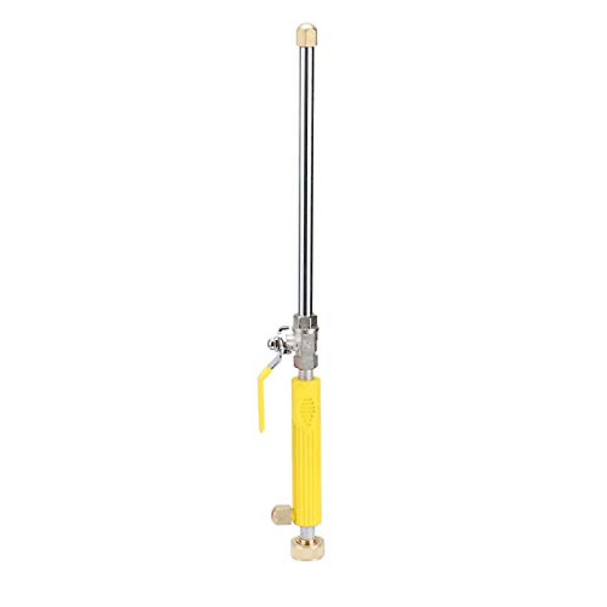 Washer Spray Head, Spray Rod, with Switch Valve Washer Nozzle, Long Distance Car Cleaning Tool for Garden Irrigation(Yellow)