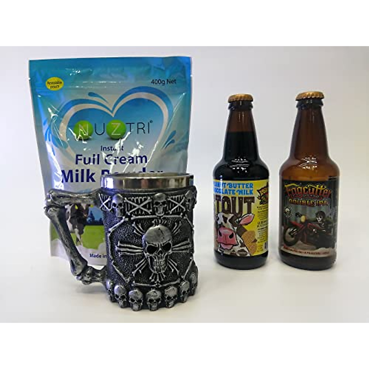 Classic Stainless Steel Reusable Insulated Viking Skull Cups Novelty Coffee Mugs for Women and Beer Mug for Men 14oz with Handles for Tea Milk Coffee Drinking &Halloween Bar Drinkware Gift,Party Cup