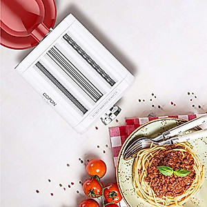 Pasta Attachment for Kitchenaid Mixer Cofun 3 in 1 Kitchen Aid Pasta Maker Assecories Included Pasta Sheet Roller, Spaghetti Cutter, Fettuccine Cutter