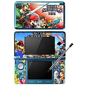 New Super Smash Bros 4 SSB4 Game Skin for Nintendo 3DS Console