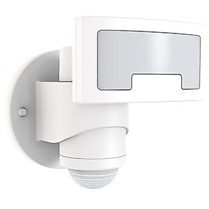 Versonel Outdoor Motion Sensor Tracking LED Floodlight Security Light (White) Nightwatcher VSL90, Rotating Movement for Intruder Deterrent