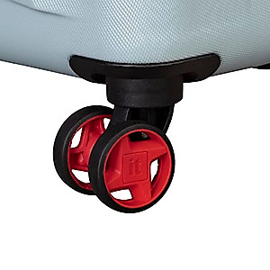 it luggage Elevate 32" Hardside Checked 8 Wheel Expandable Spinner, Ice Blue