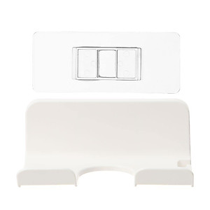 2Pcs Hair Dryer Holder Storage Rack Bathroom Wall Mounted Storage Accessories Hairdryer Hook Home Storage Shelfs(6.31inch,White)