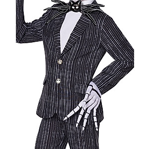 Spirit Halloween Kids The Nightmare Before Christmas Jack Skellington Suit Costume - L