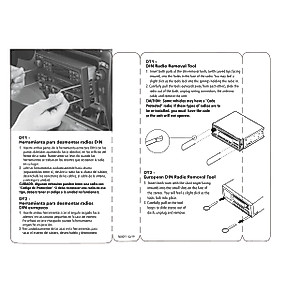 SCOSCHE DT1 DIN Automotive Car Radio Removal Pry Tool Kit