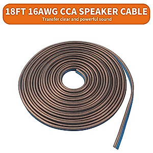 TOPSTRONGGEAR 4 Gauge Amp Kit True 4 AWG Amplifier Installation Wiring Amp Kit Install Cables