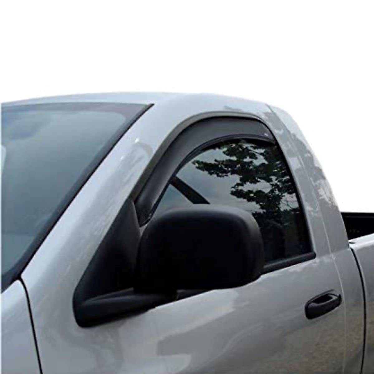 Auto Ventshade [AVS] In-Channel Ventvisor / Rain Guards | Smoke Color, 2 pc | 192741 | Fits 2004 - 2014 Ford F-150 SuperCab, 2009 - 2014 Ford F-150 SuperCab/Standard Cab/SuperCrew/STV Raptor SuperCrew