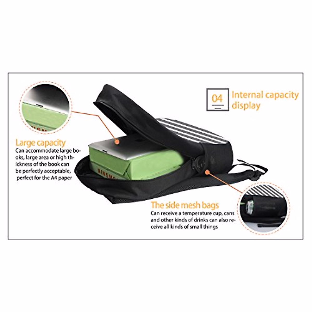 Teen Girls School Backpack Cute Cat Print Book Bags