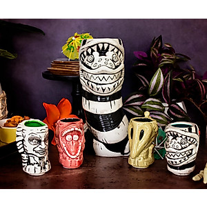 Geeki Tikis Beetlejuice Sandworm 26-Ounce Ceramic Mug | Cocktail Tumbler, Beer Mug Glassware For Liquor, Beverages, Pub Drinks, Tropical Drinkware For Home Bar | Tim Burton Gifts and Collectibles
