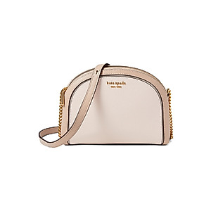 Kate Spade New York Morgan Color-Blocked Saffiano Leather Double Zip Dome Crossbody Pale Dogwood Multi One Size