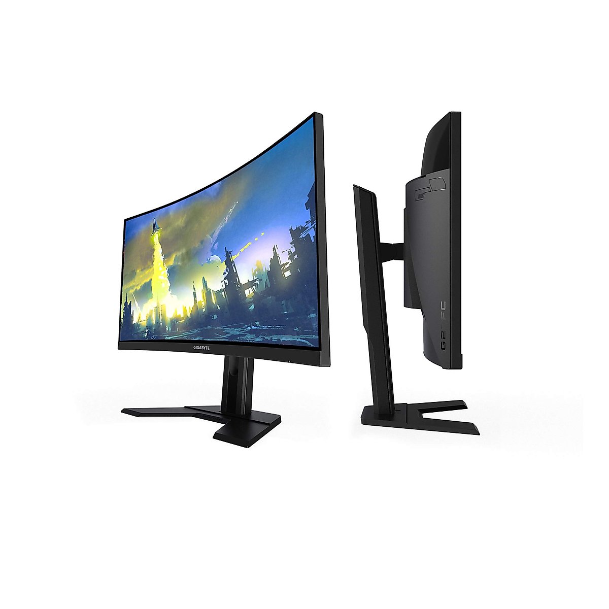 GIGABYTE G27FC 27" 165Hz 1080P Curved Gaming Monitor, 1920 x 1080 VA 1500R Display, 1ms (MPRT) Response Time, 90% DCI-P3, FreeSync Premium, 1x Display Port 1.2, 2x HDMI 1.4
