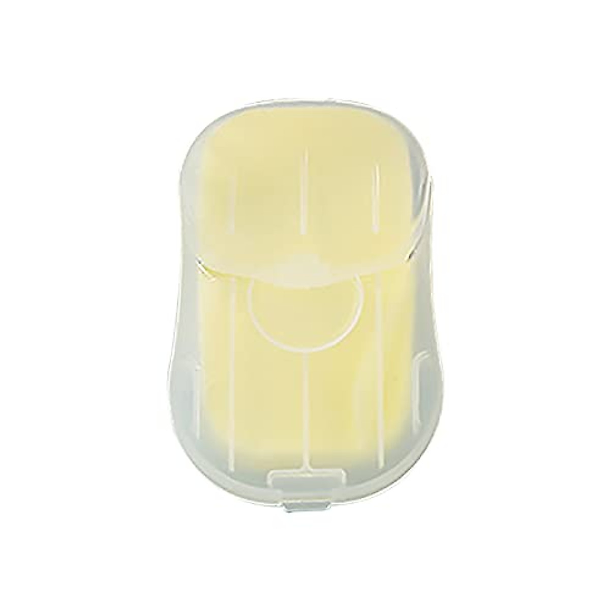 FUELEGO 50 Pieces Portable Soap Sheets Disposable Safe Water Soluble Hand Washing Bath Scented Soap Paper for Travel Outdoor Camping Hiking