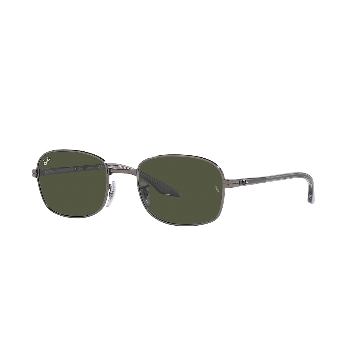 Ray-Ban RB3690 Square Sunglasses, Gunmetal/Green, 51 mm