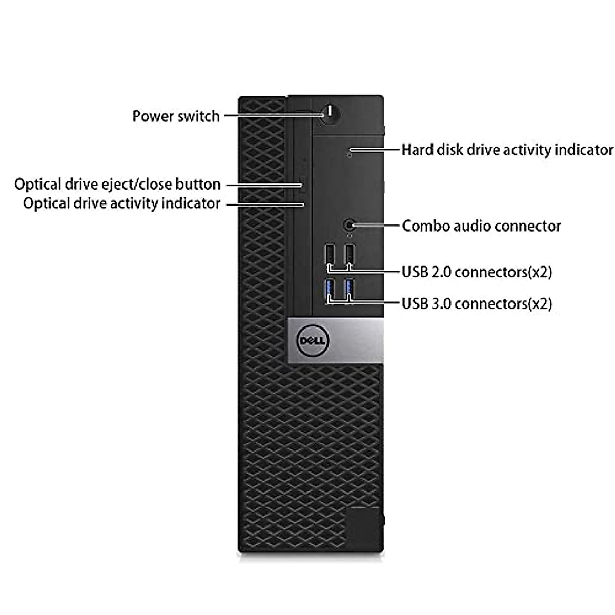 Dell OptiPlex 5040 SFF Desktop Computer Intel PC Quad Core i7-6700 3.40GHz up to 4.0GHz 16GB Ram 512GB NVMe M.2 SSD Built-in WiFi & Bluetooth HDMI Wireless Keyboard and Mouse Windows 10 Pro (Renewed)
