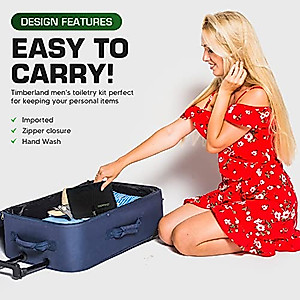 Happy Kit - Travel Pouch Kit with Accessories, Water Resistant Money Bag with Combination Lock, Portable Storage Bag Organizer (Black)