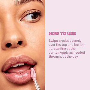 BABE ORIGINAL Glow Plumping Lip Jelly For Thicker Lips - High Shine Lip Gloss for Moisturizing, Hydrating and Soothing Lips, Mauve