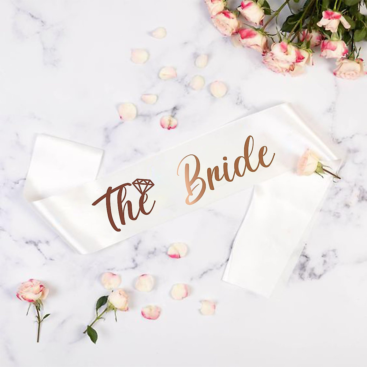 PartyGifts&beyond Bride to Be Sash and Veil Set Bridal Shower Gifts Bride Tribe Sash Bachelorette Party Favors Sash(11 Sets)