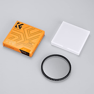 55mm Filter, K&F Concept 55mm Slim HD Milti-Coated Variable Polarizing Fader ND Neutral Density Adjustable ND2 to ND400 Lens Filter for Digital Cameras + Cleaning Cloth