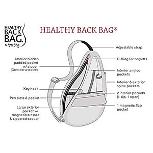 AmeriBag Healthy Back Bag Leather Small, Chestnut