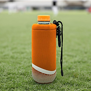 ProActive Sports Neoprene Bottle Holder with Drawstring and Bag Clip for 16-20oz Bottles