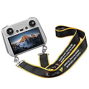 LICHIFIT Widen Lanyard Strap Neck Sling with Warning Sign Drone Accessory for DJI RC PRO/for DJI RC/Mini 3 Pro Remote Controller