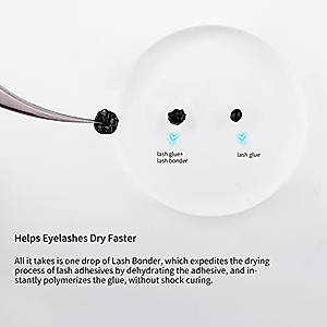 Lash Bonder for Eyelash Extensions Lash Extension Sealant Glue Accelerator for Better Bond Eyelash Extension Bonder Sealer Reduces Irritation Increas Lash Retention by Up to 30%