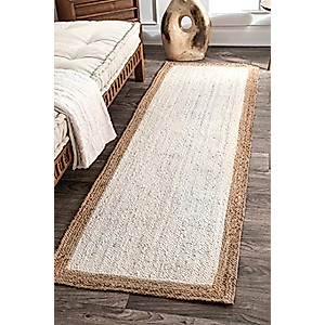 nuLOOM Eleonora Casual Jute Area Rug, 8' x 10', White